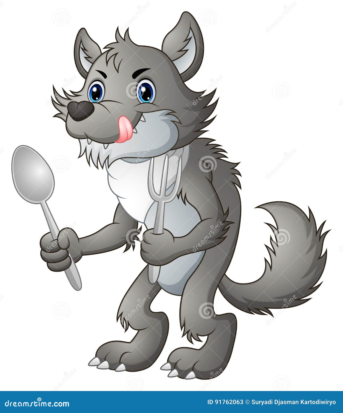 Hungry pig cartoon stock vector. Illustration of howling - 91762063