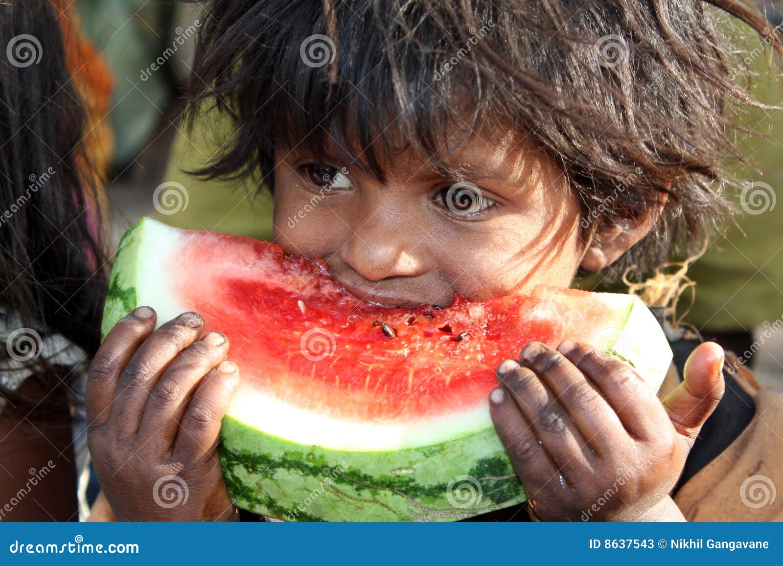 Hungry Poor Girl stock image. Image of beggars, orphan - 8637543