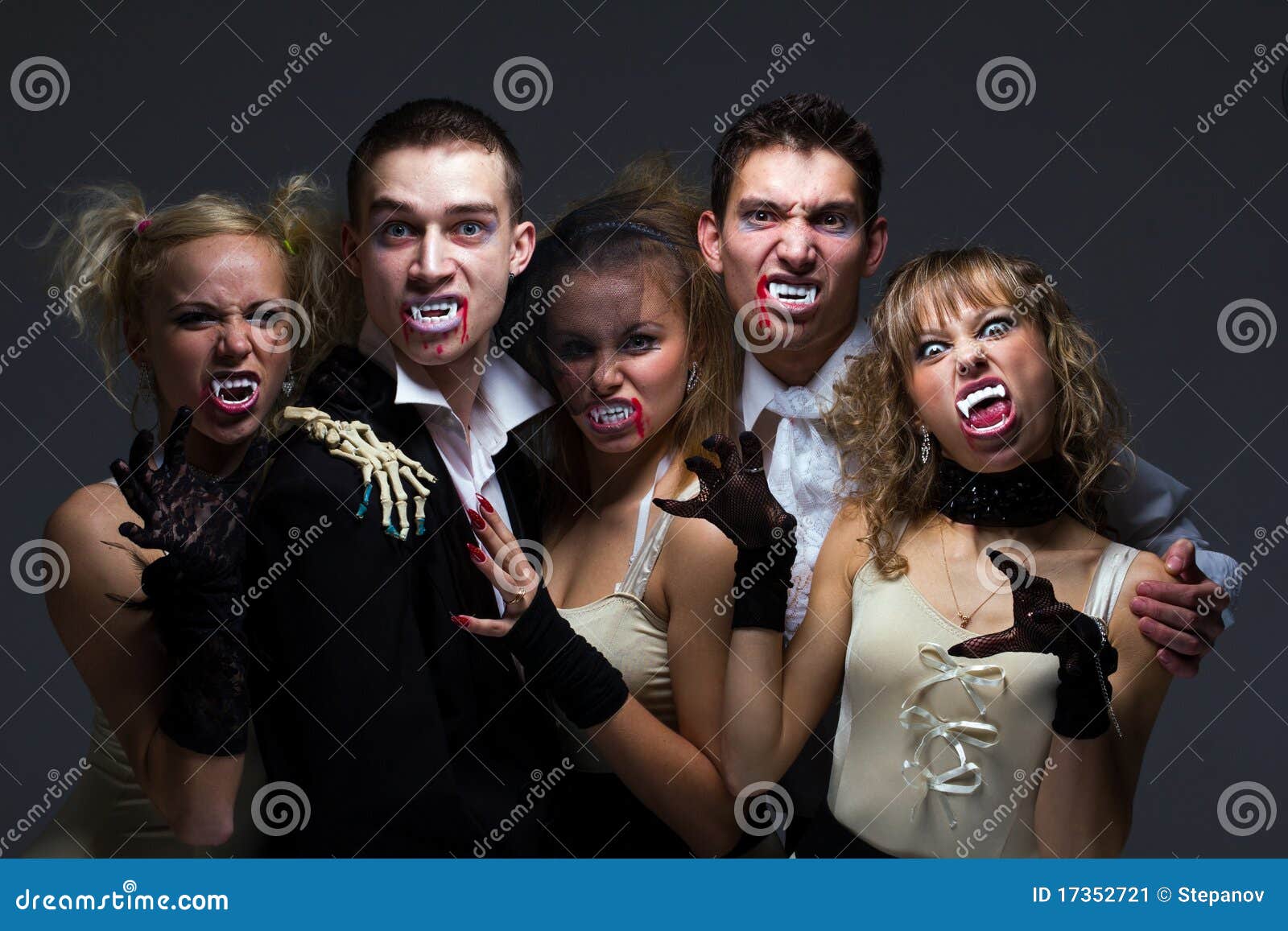 Hungry vampire family stock image. Image of furious, devil - 17352721