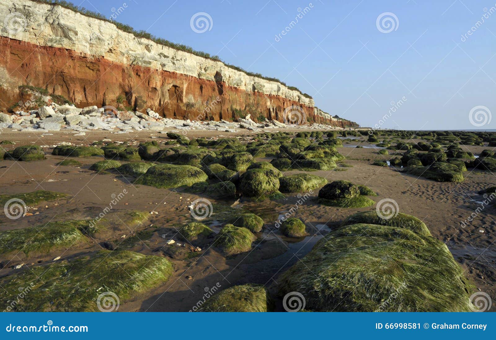 Hunstanton stock image. Image of geology, norfolk, geological - 66998581