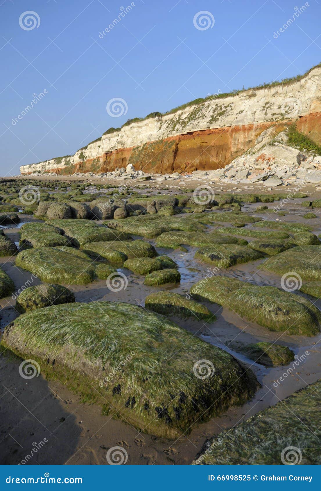 Hunstanton stock image. Image of cliffs, nature, outcrops - 66998525