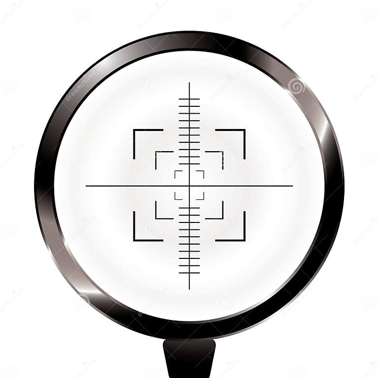 Hunt rifle target stock vector. Illustration of target - 12823745