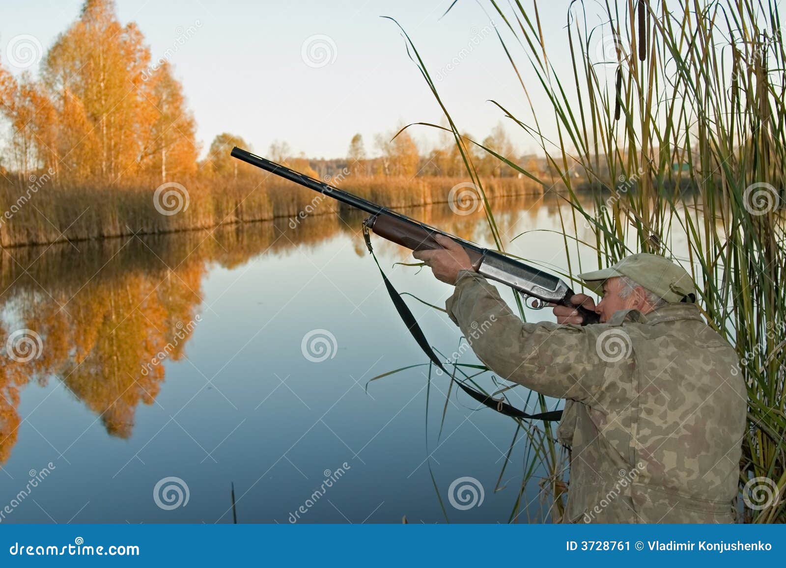 The hunter stock image. Image of scene, person, outdoors - 3728761