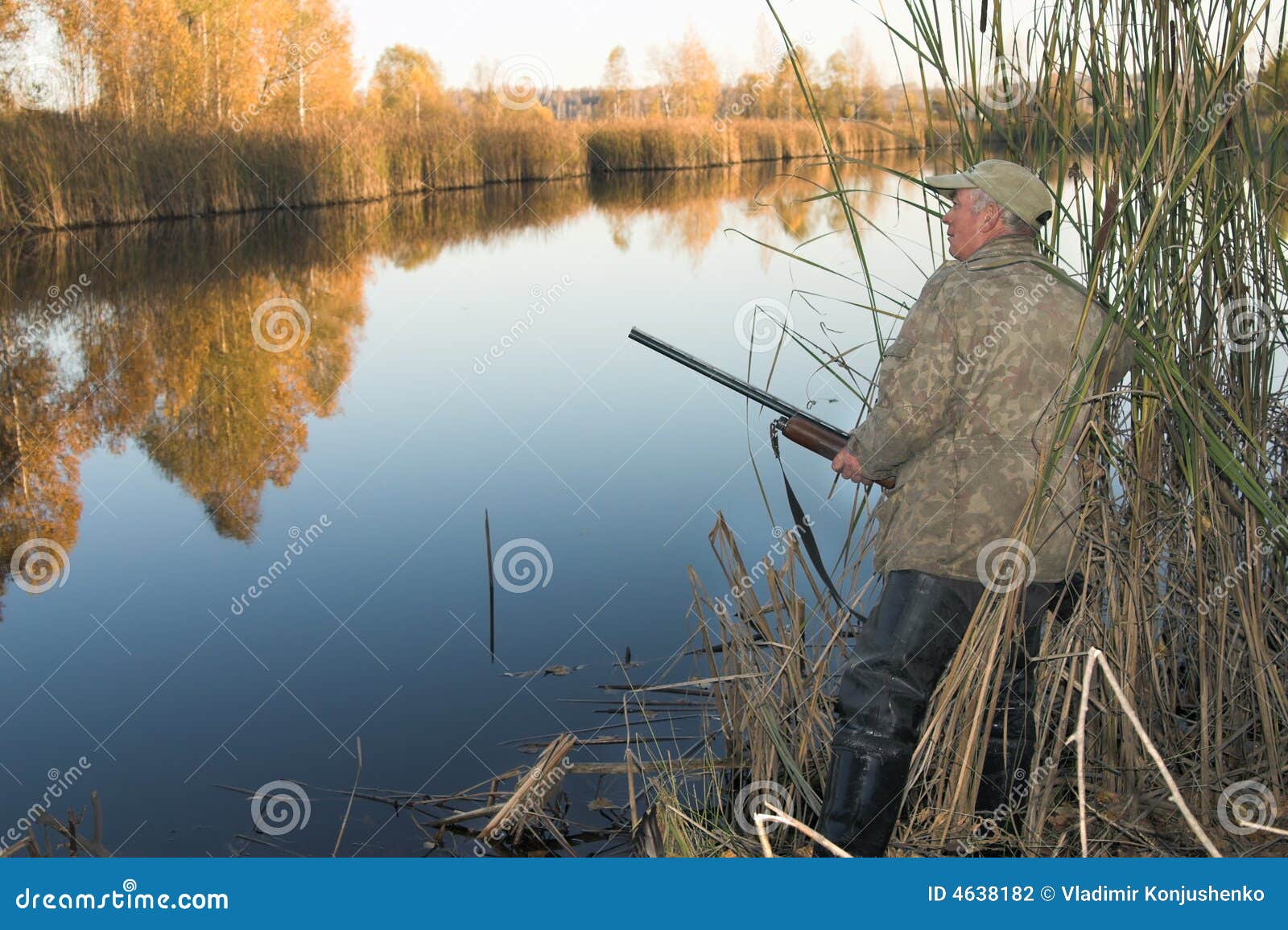 The hunter stock photo. Image of hunting, hunter, aiming - 4638182