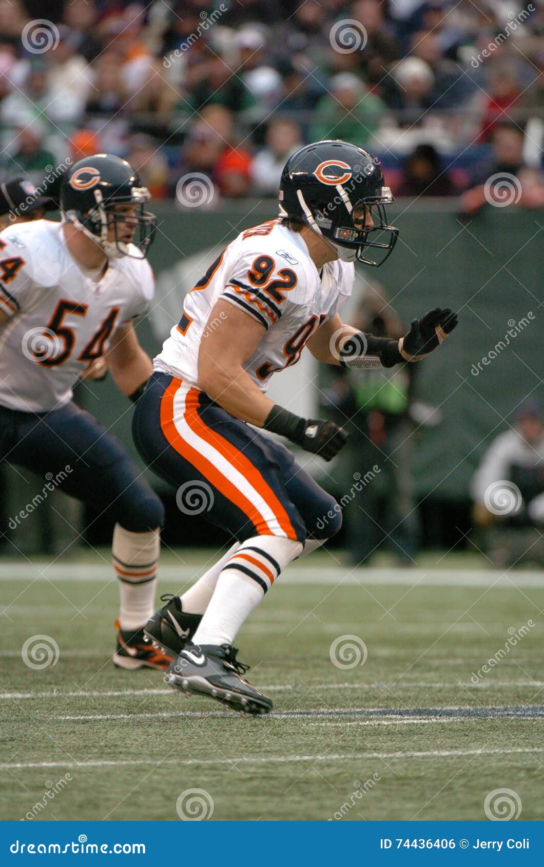 Hunter Hillenmeyer, Chicago Bears Editorial Photo - Image of defensive ...