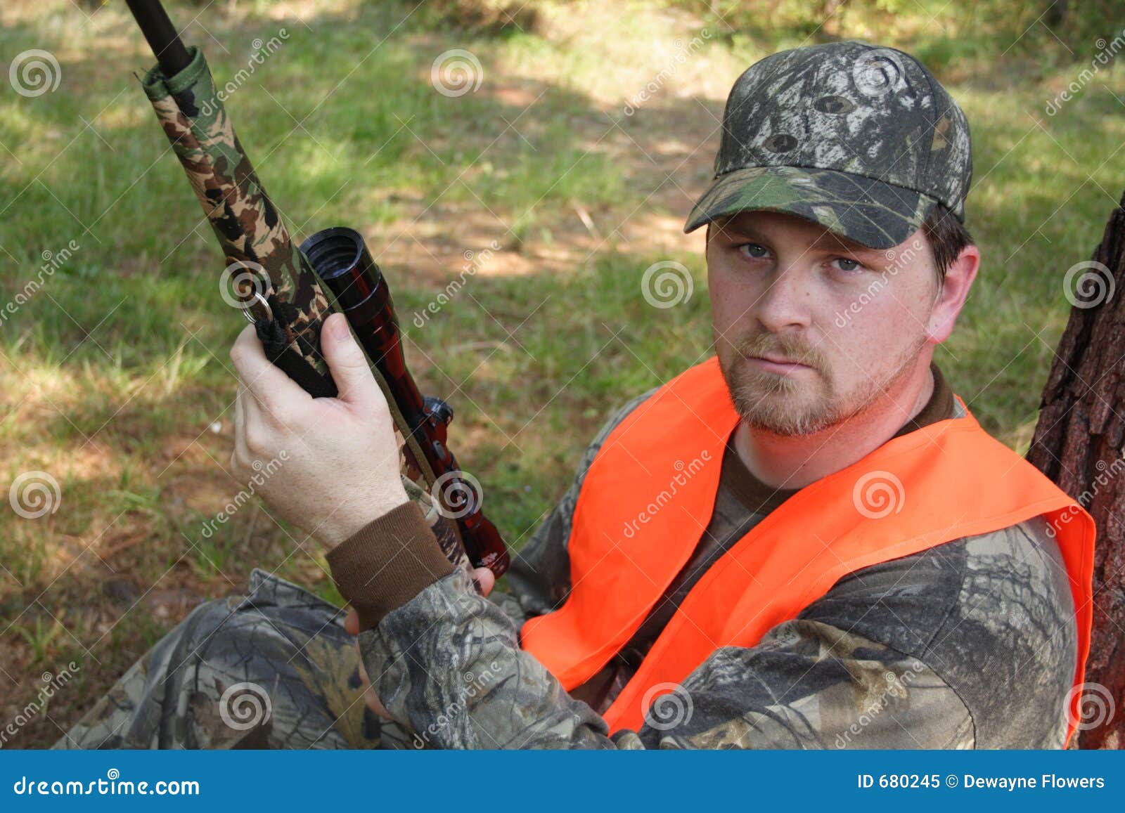 Hunter Hunting stock image. Image of snipe, sporting, nature - 680245