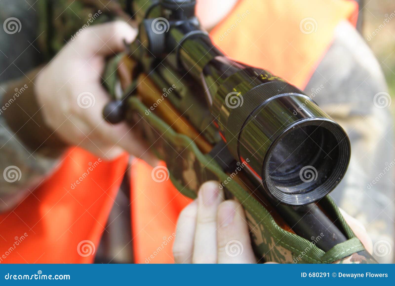 Hunter Hunting stock image. Image of sniper, hunting, outdoors - 680291