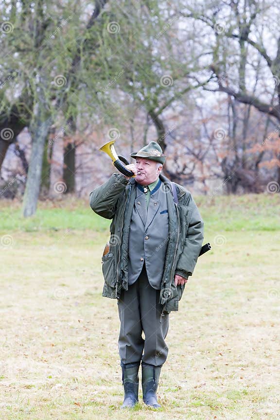 Hunter stock photo. Image of costume, hunter, uniform - 54343464