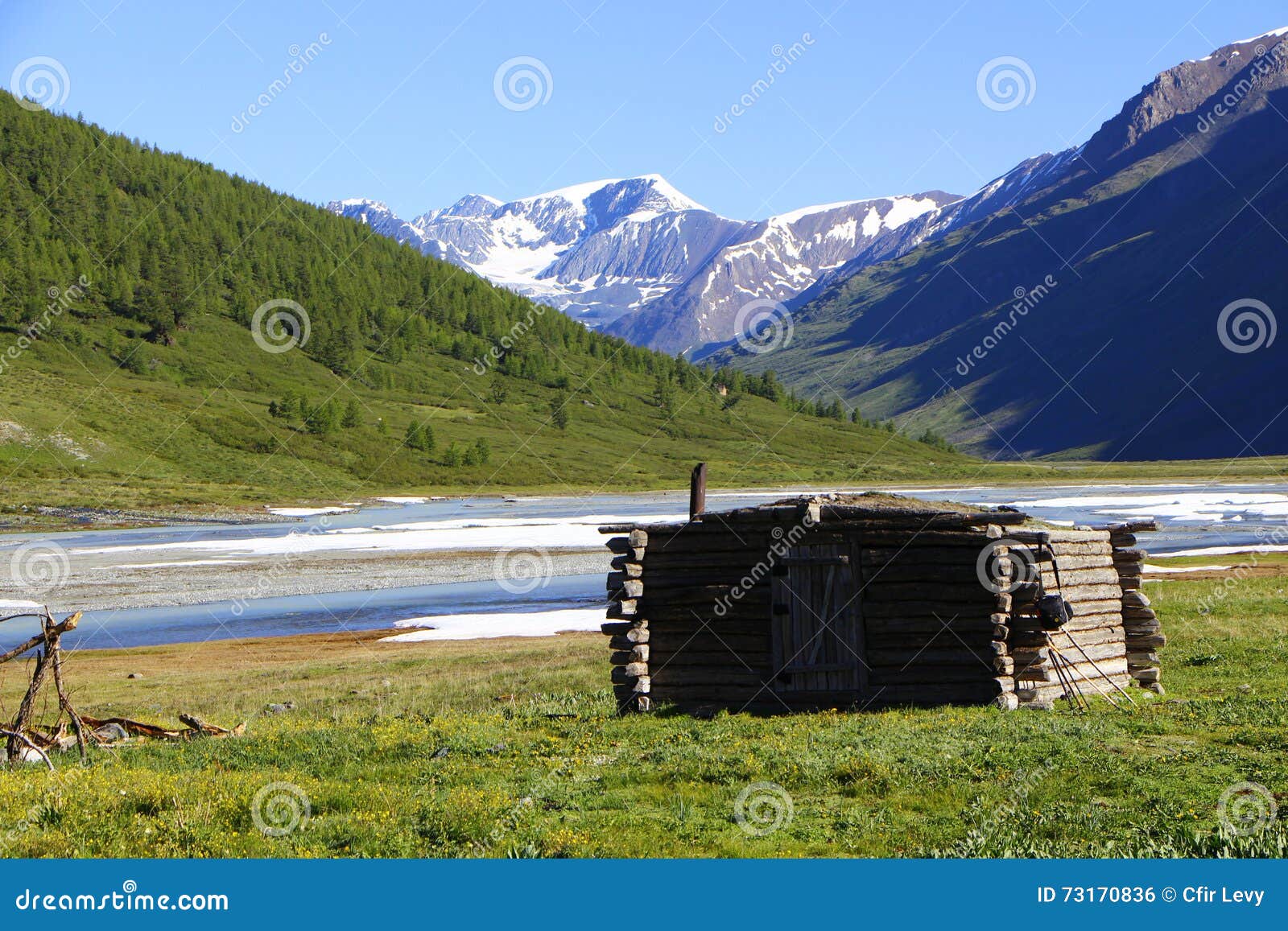 The Hunter s Hut stock photo. Image of lake, innocent - 73170836