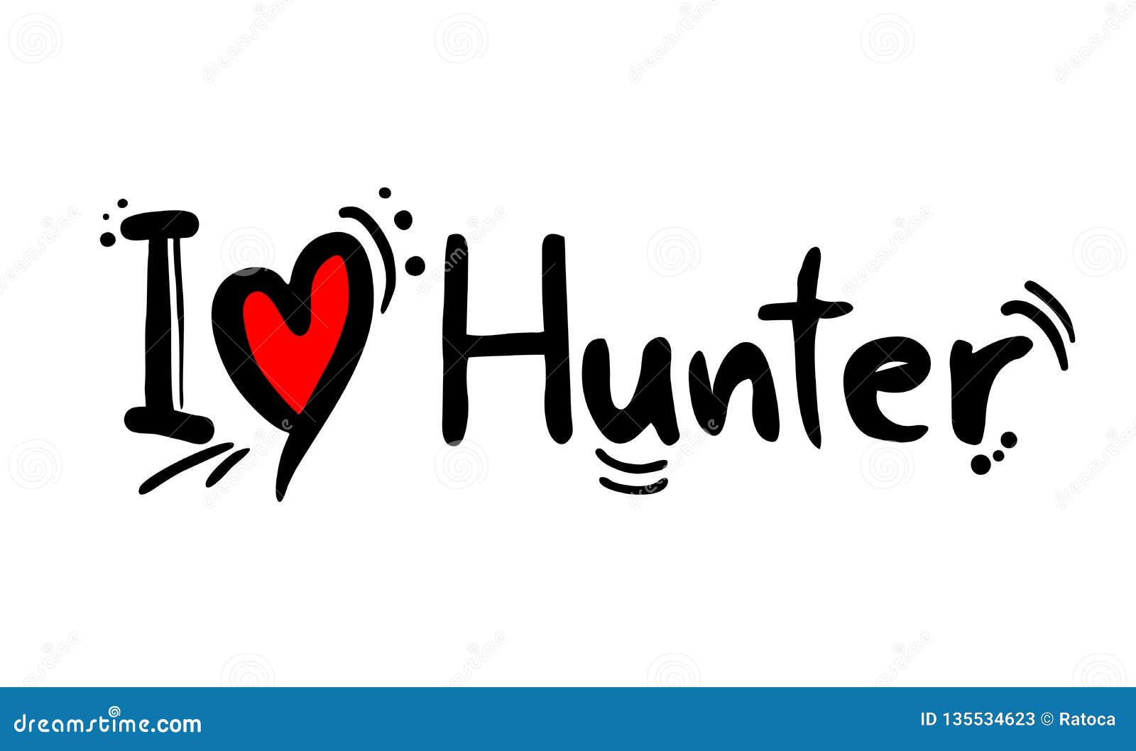 Hunter sport love message stock vector. Illustration of love - 135534623