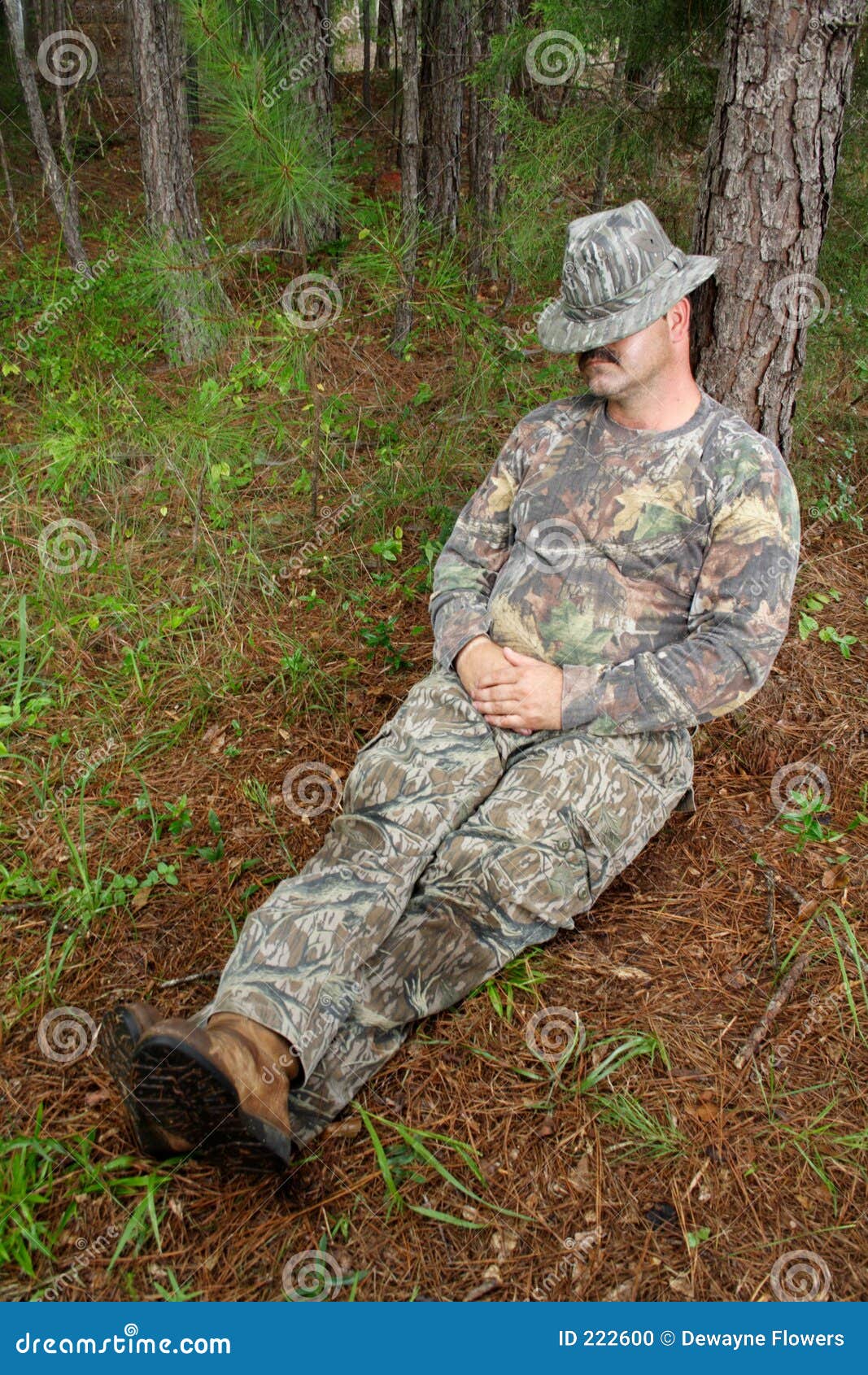Hunter - Sportsman stock photo. Image of camouflage, rifle - 222600