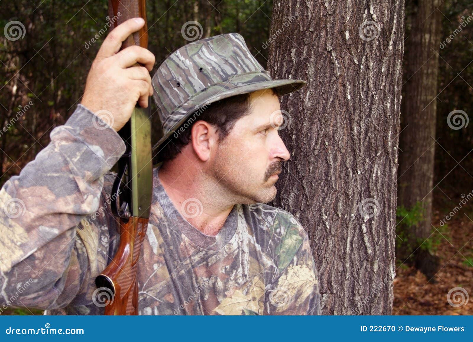 Hunter - Sportsman stock photo. Image of camouflage, safety - 222670