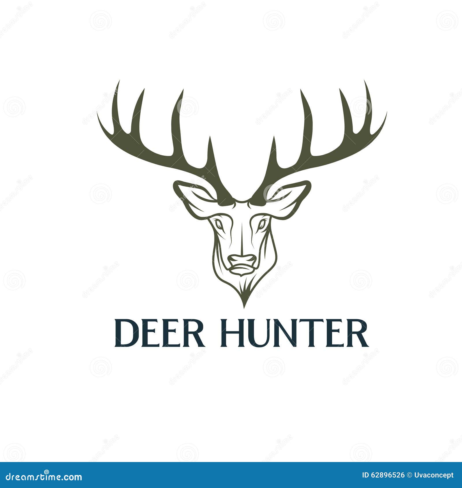 Hunter Vector Design Template Stock Vector - Illustration of design ...
