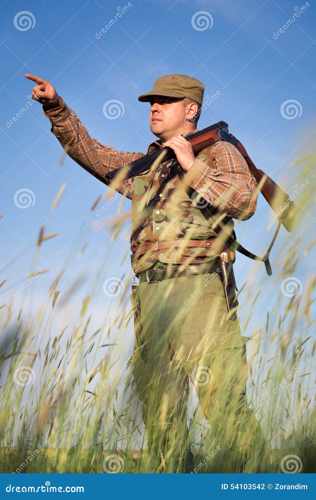 Hunter wild duck hunting stock photo. Image of wild, sport - 54103542