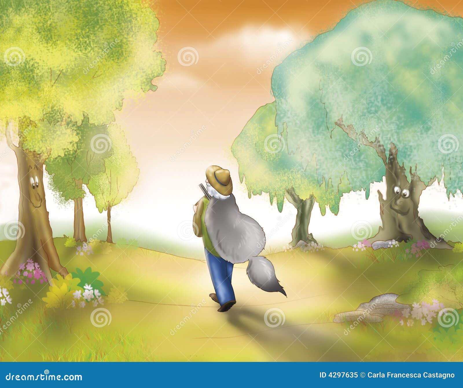 Wolf Man Trees Stock Illustrations – 29 Wolf Man Trees Stock ...