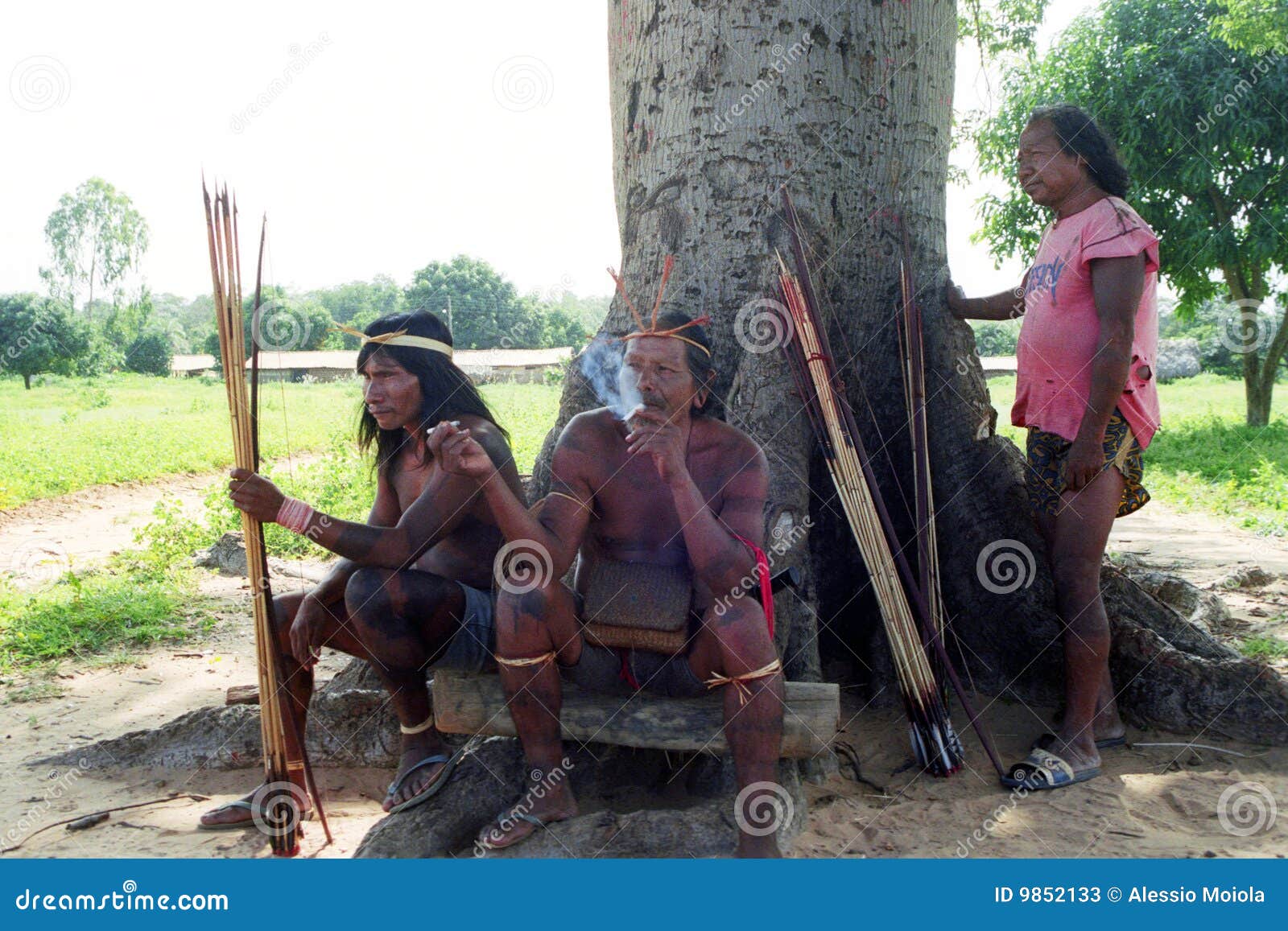Hunters Krikati - Native Indians of Brazil Editorial Stock Photo ...