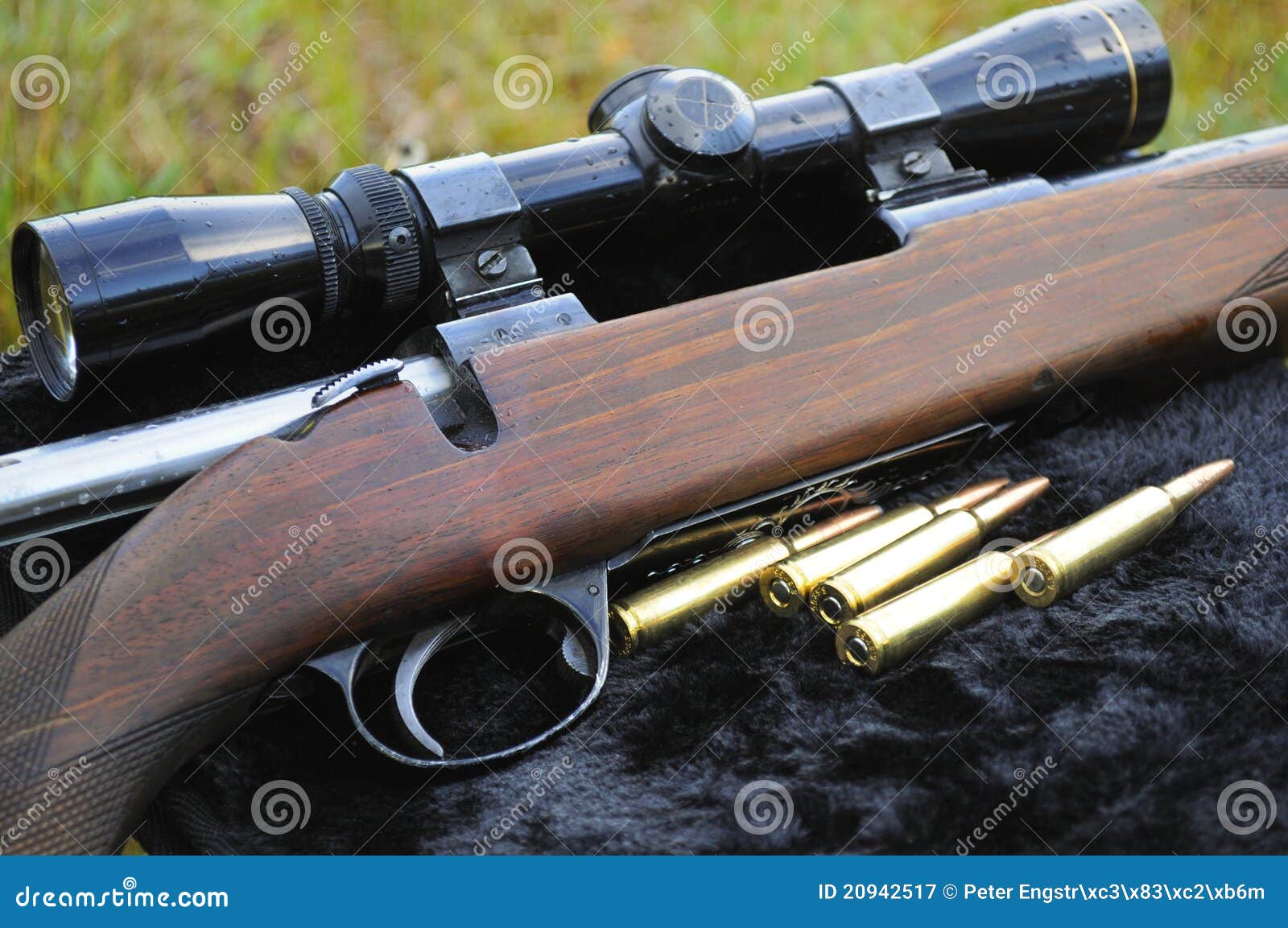 Hunters rifle stock image. Image of caliber, huntsman - 20942517