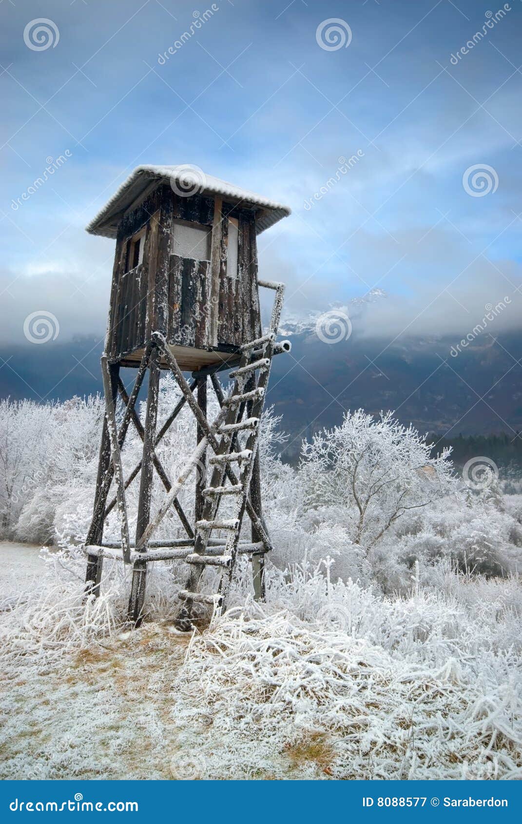 Hunters Tower in the Valley. Stock Image - Image of great, frosty: 8088577