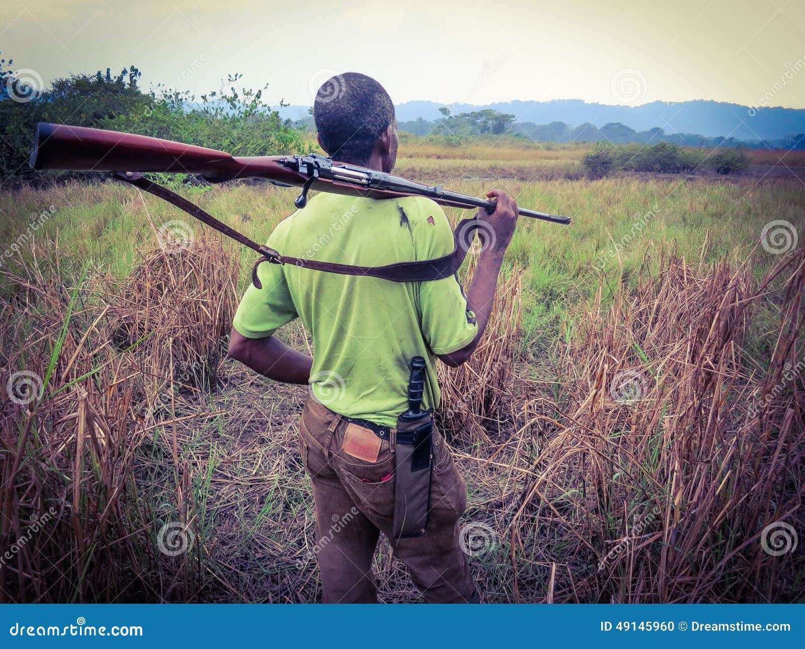 Hunting Africa editorial image. Image of congo, africa - 49145960