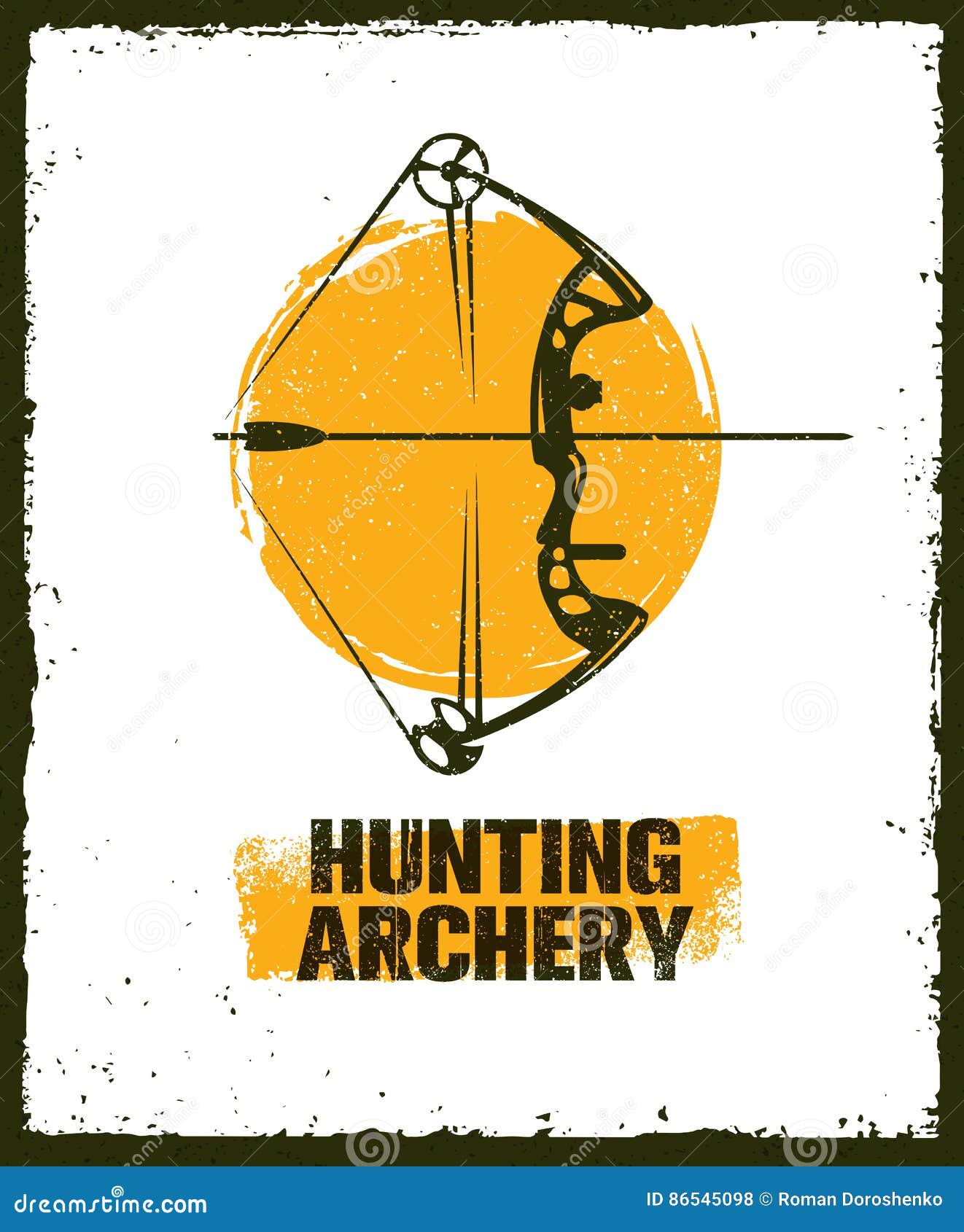 Archery And Hunting Emblems. Set Of Labels, Template, Concept, Design ...