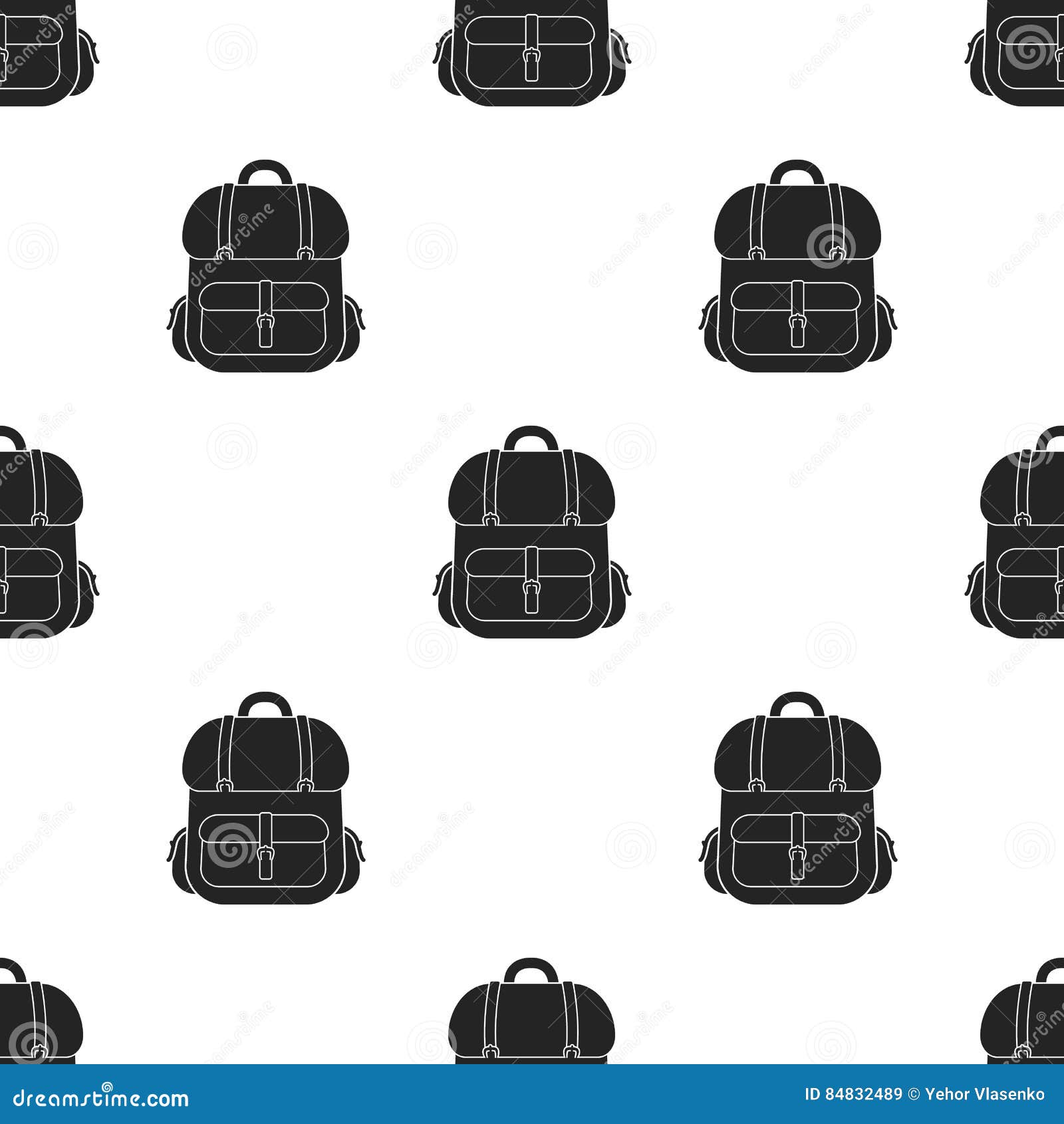 Hunting Backpack Icon in Black Style Isolated on White Background ...