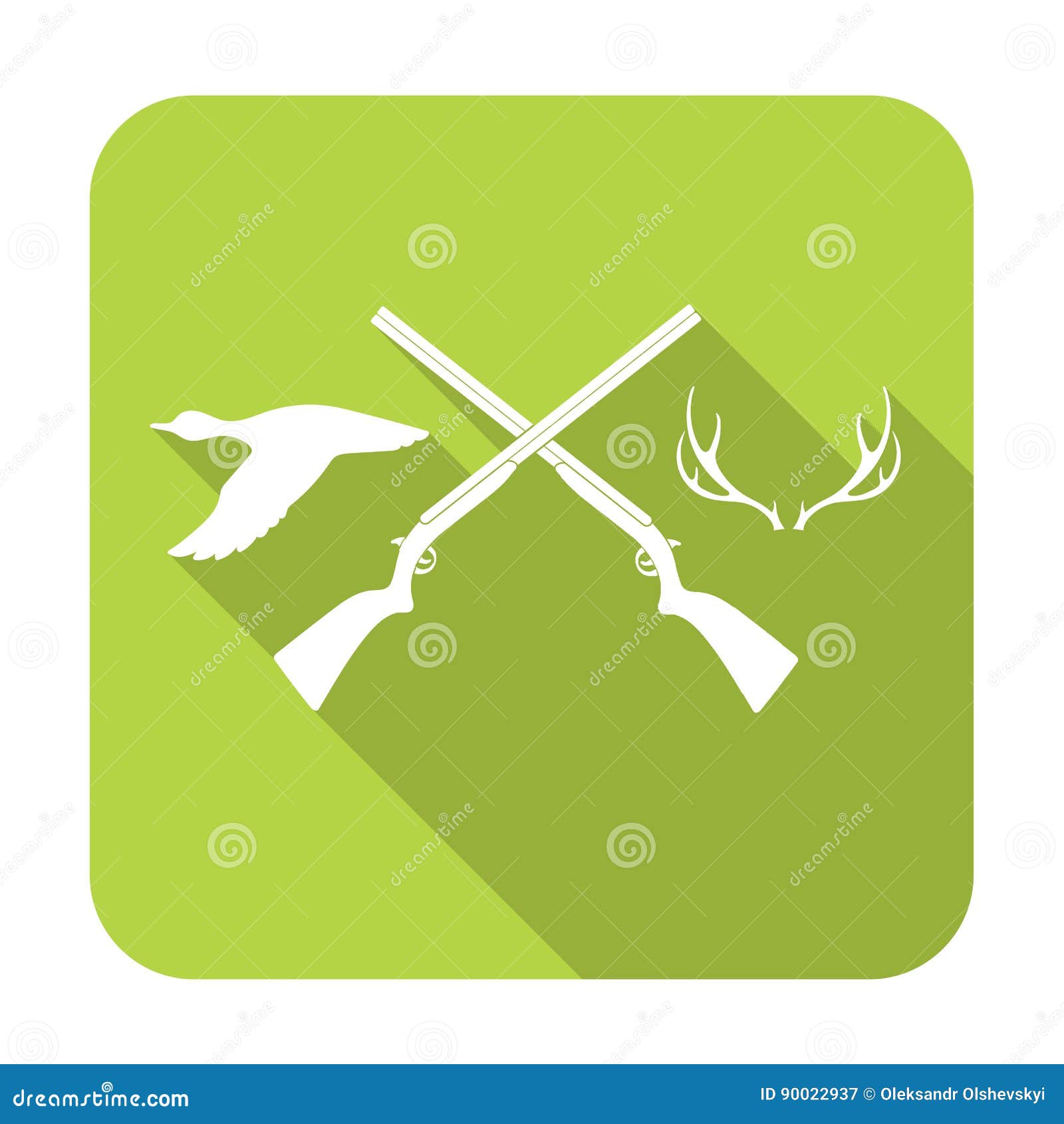 Hunting club logo icon stock vector. Illustration of hunting - 90022937