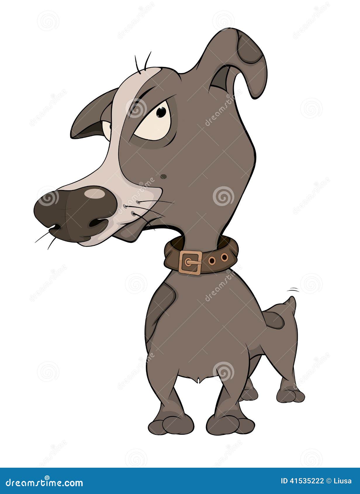Hunting dog cartoon stock vector. Illustration of isolated - 41535222