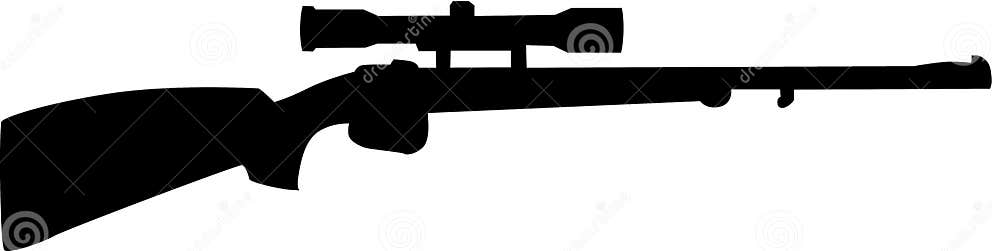 Hunting gun vector stock vector. Illustration of weapon - 107098306