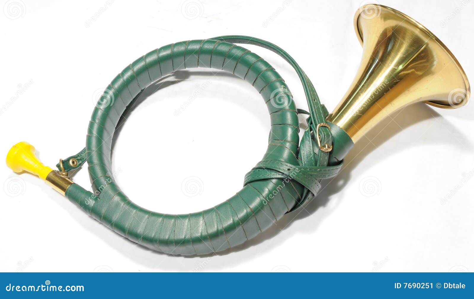 Hunting horn stock image. Image of object, circle, horn - 7690251