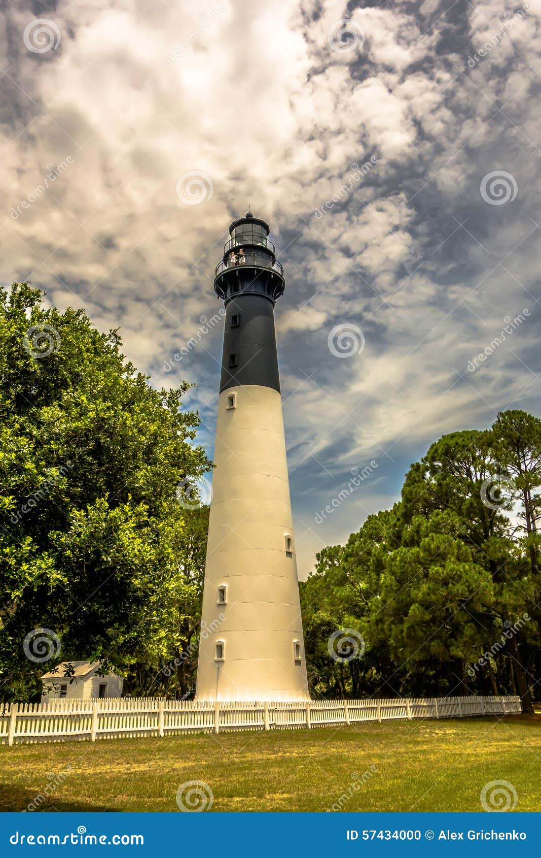 Hunting Island Lighthouse South Carolina Stock Photo - Image of ...