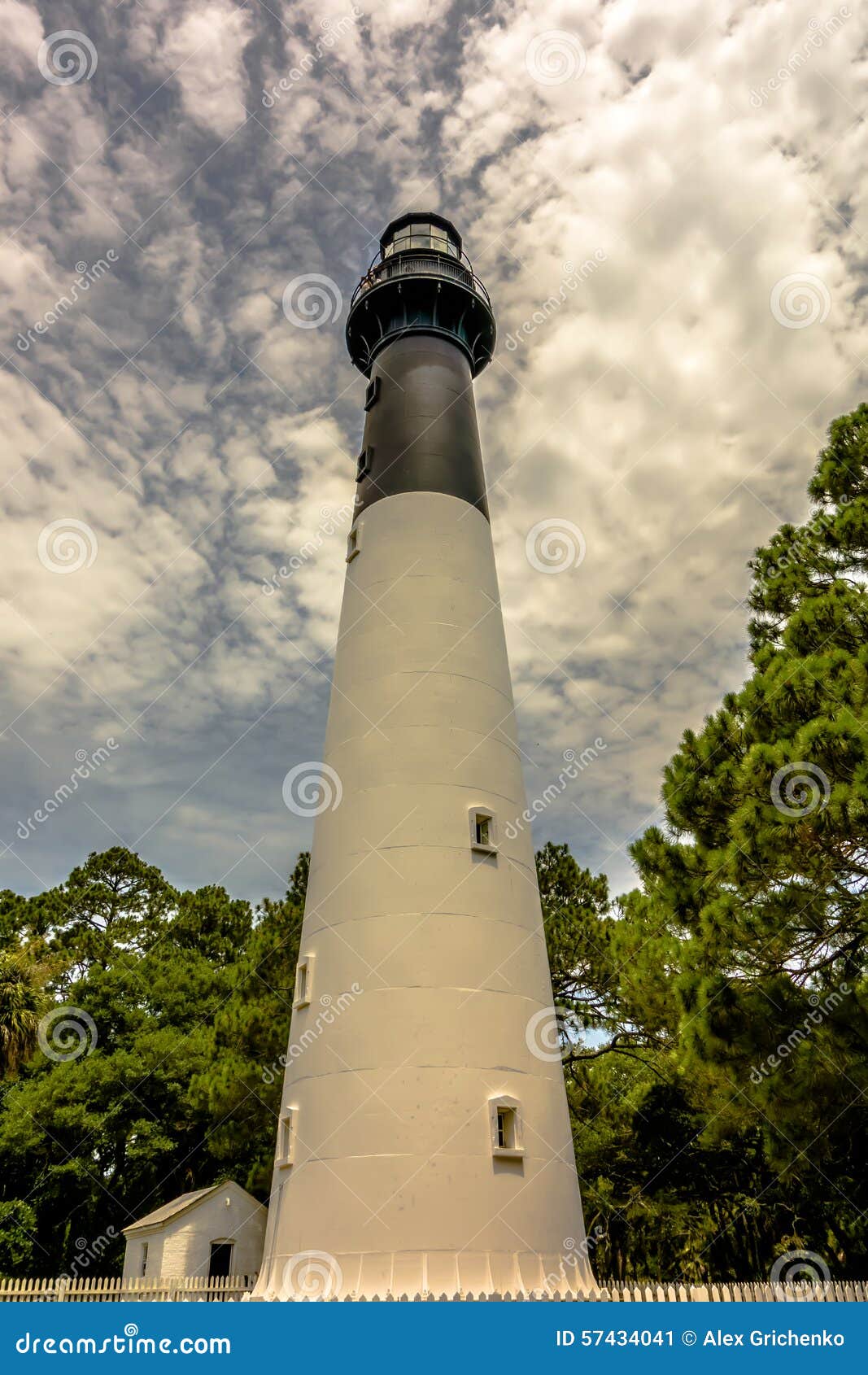 Hunting Island Lighthouse South Carolina Stock Image - Image of island ...