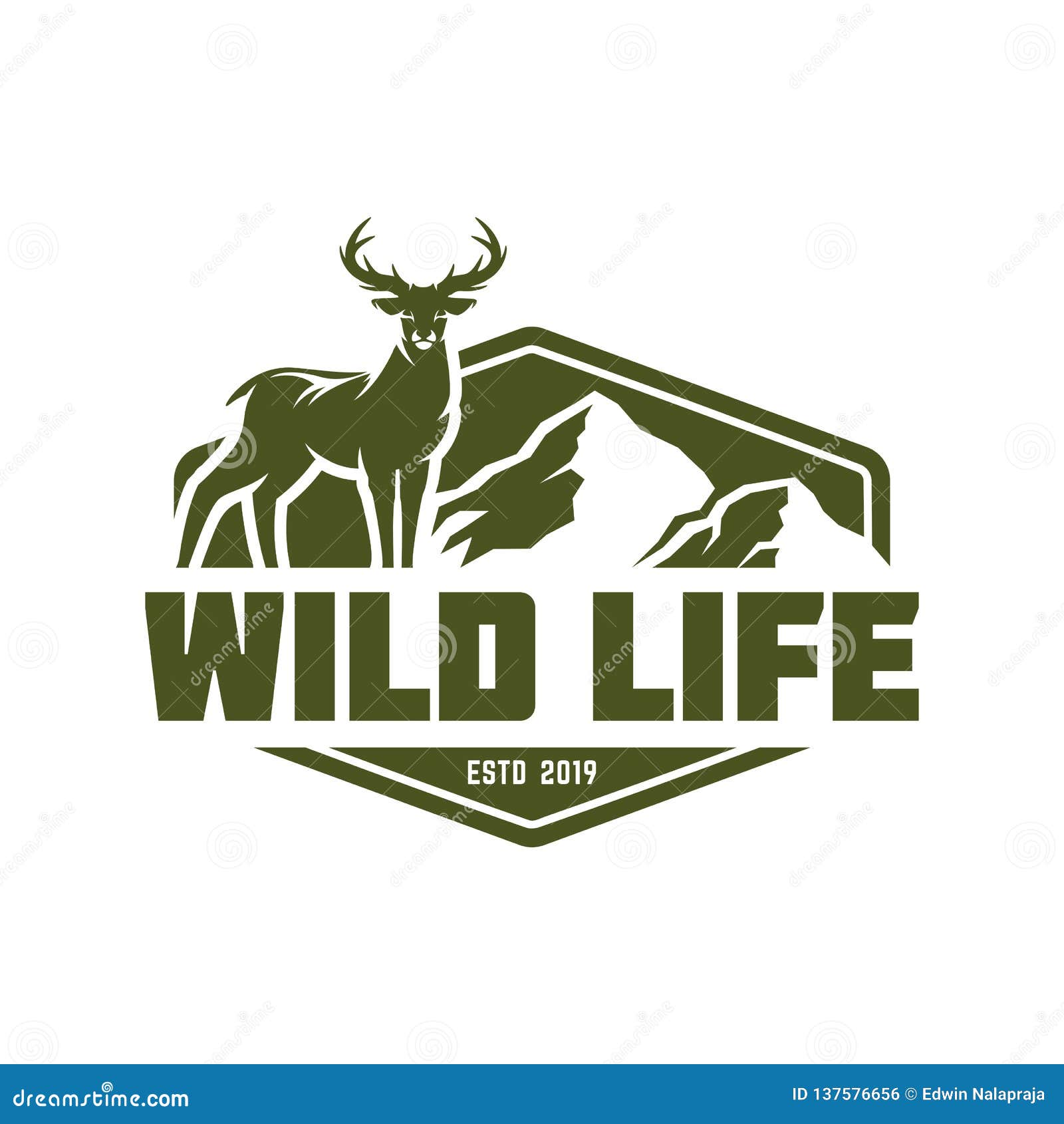 Hunting Logo, Hunt Badge or Emblem for Hunting Club or Sport, Deer ... Hunting Logo, Hunt Badge or Emblem for Hunting Club or Sport, Deer ...