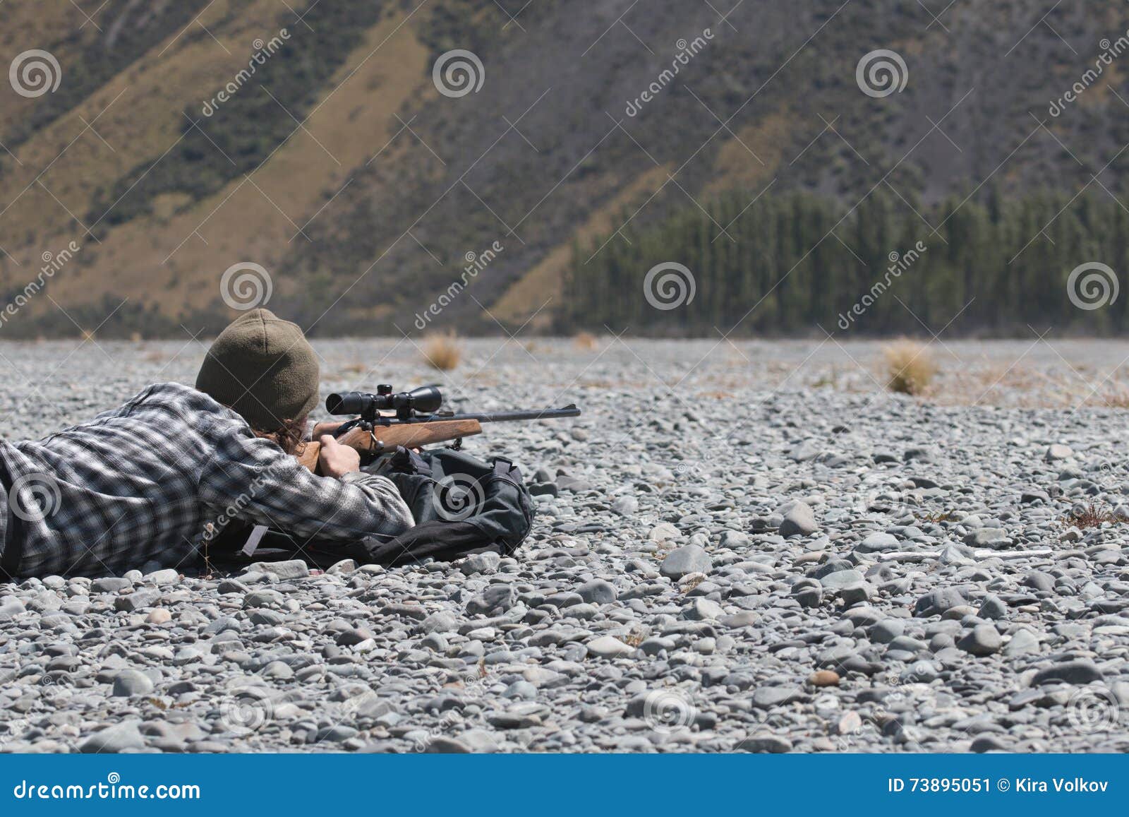 Hunting man stock image. Image of estuary, hunt, activity - 73895051