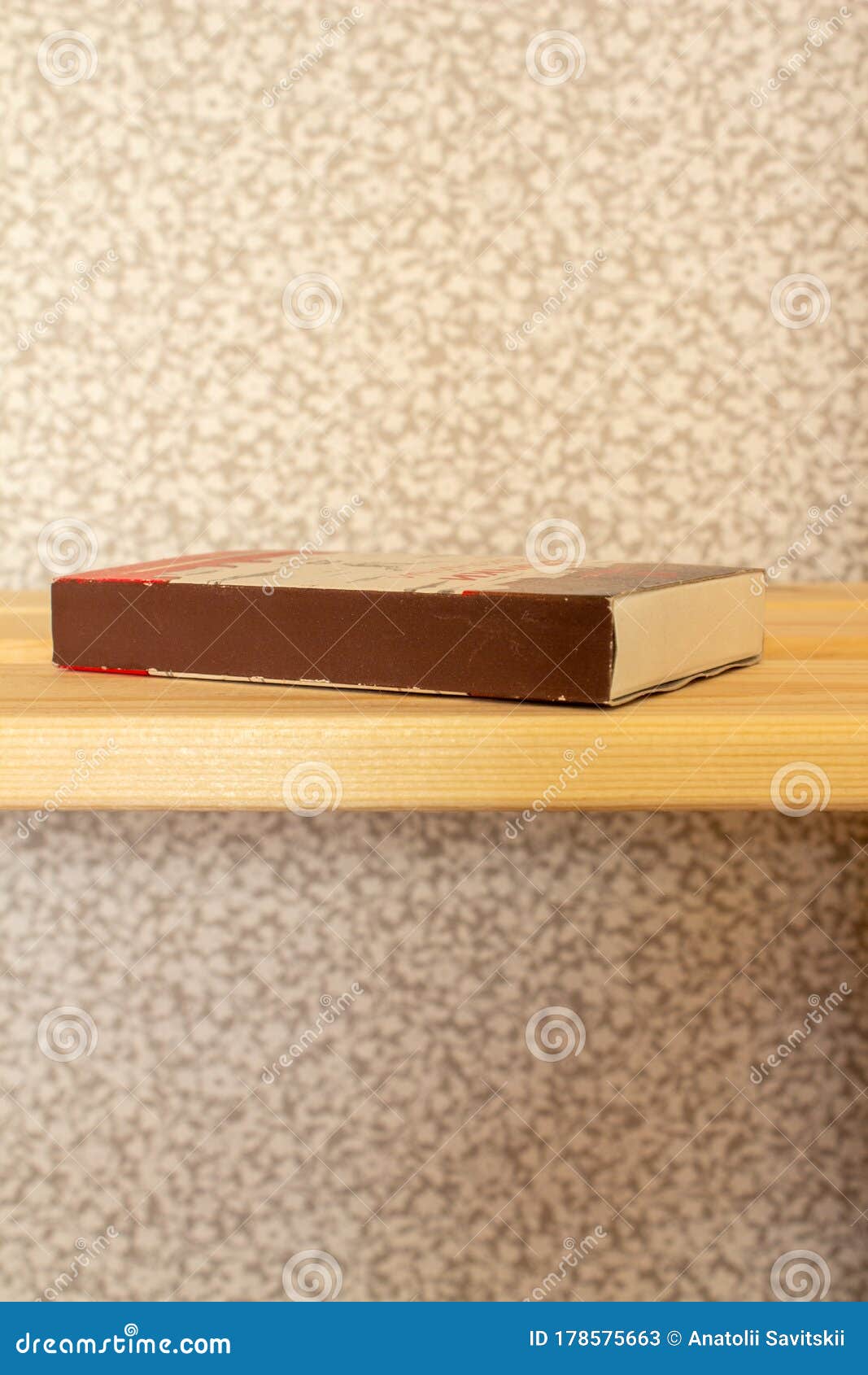 Hunting Matches in a Special Box on the Shelf at Home Stock Image ...