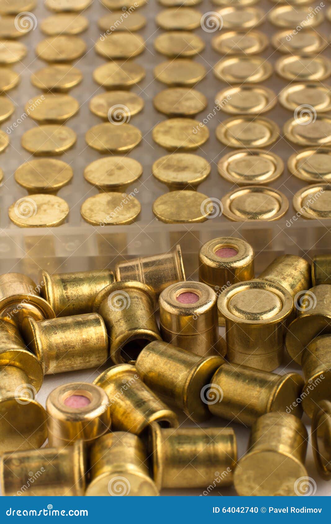 Hunting primers stock photo. Image of capsule, container - 64042740