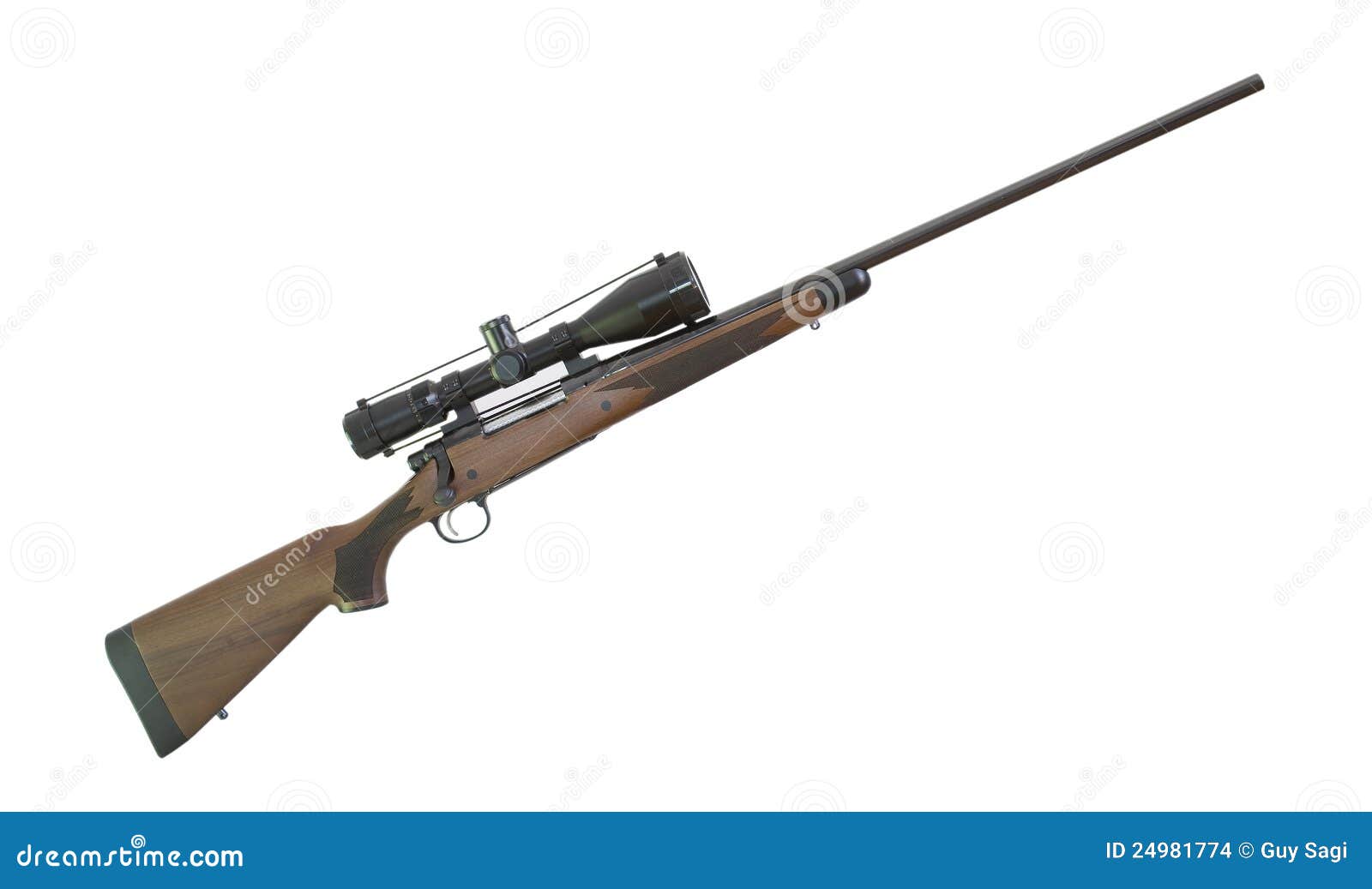 Hunting rifle stock photo. Image of brown, yellow, beige - 24981774