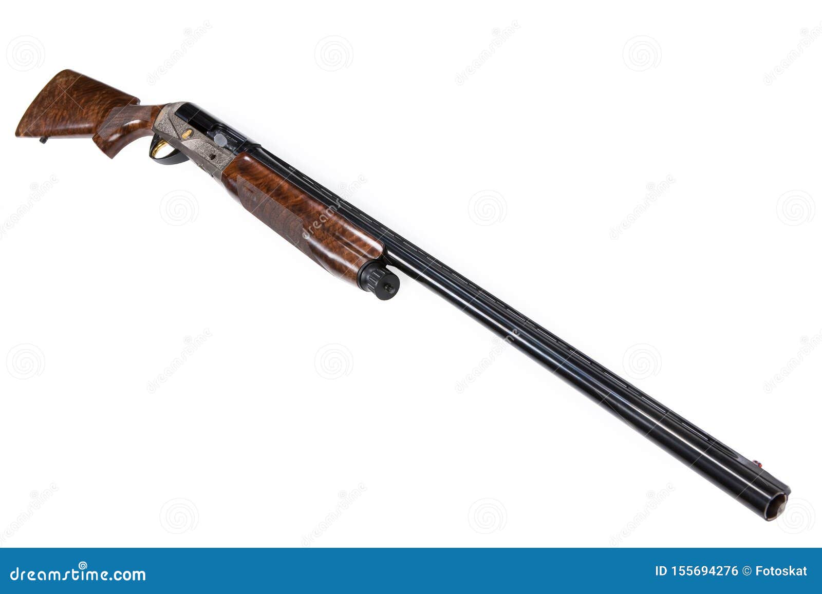 Hunting Rifle on Background Stock Photo - Image of bullet, cartridge ...