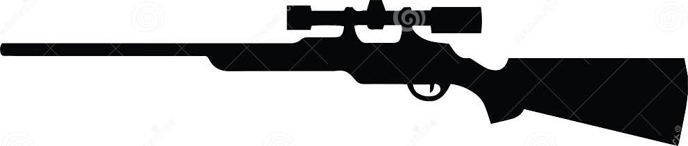 Hunting Rifle Silhouette Weapon Game Illustrating Hunt Stock Vector ... Hunting Rifle Silhouette Weapon Game Illustrating Hunt Stock Vector ...