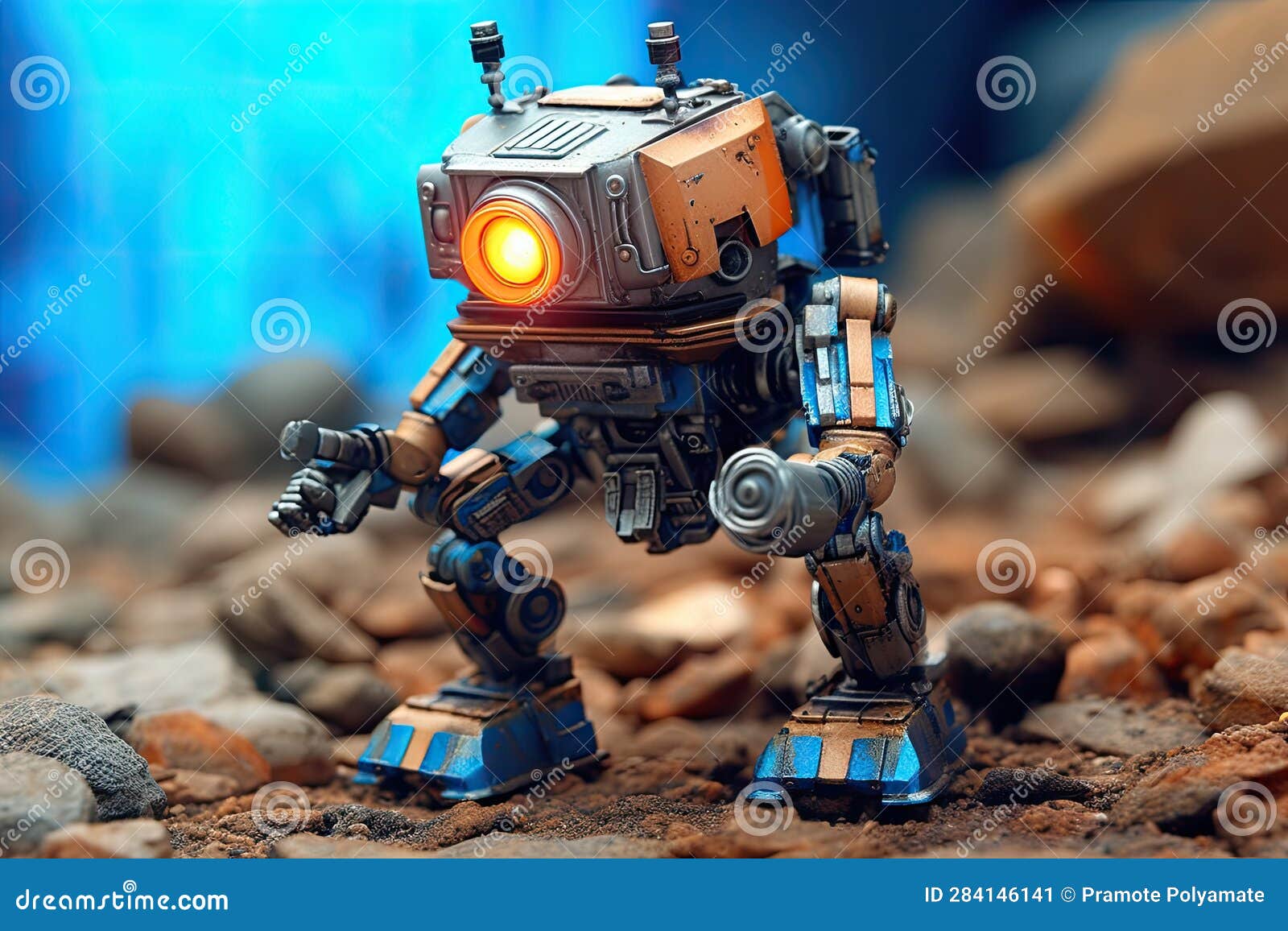 Hunting Robot. Generative Ai Stock Illustration - Illustration of cyber ...