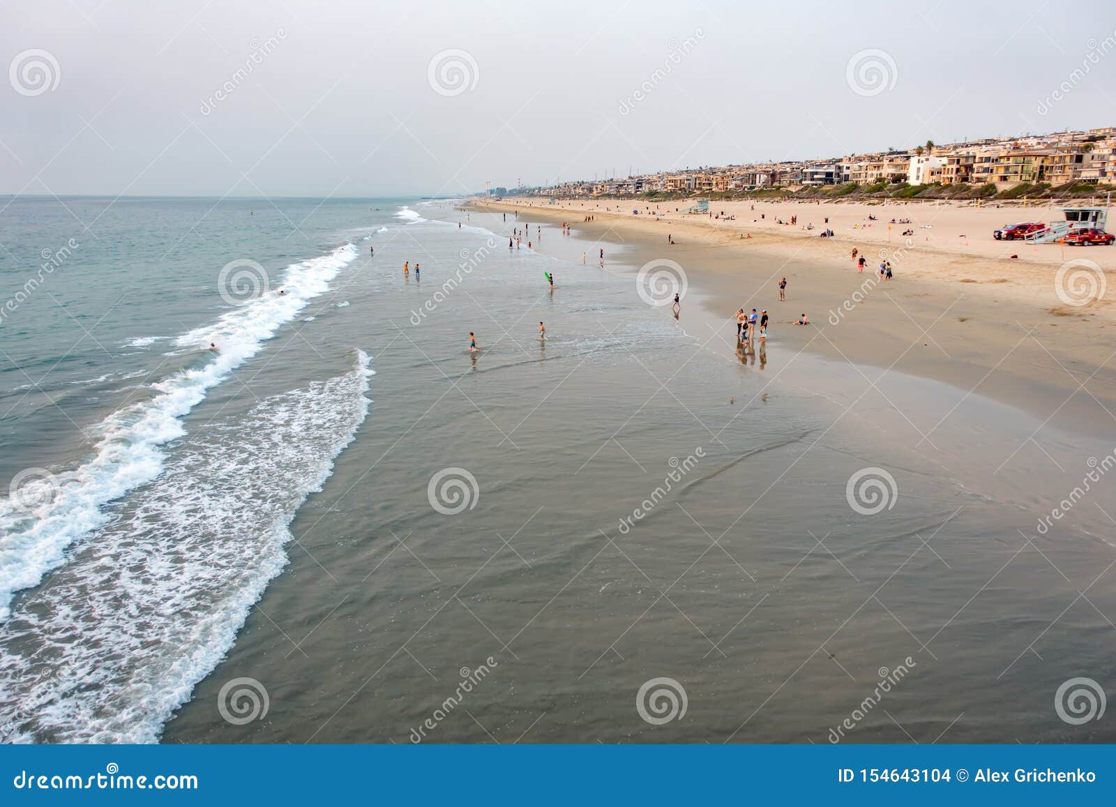 Huntington Beach Scenes and Surroundings in November Stock Photo ...