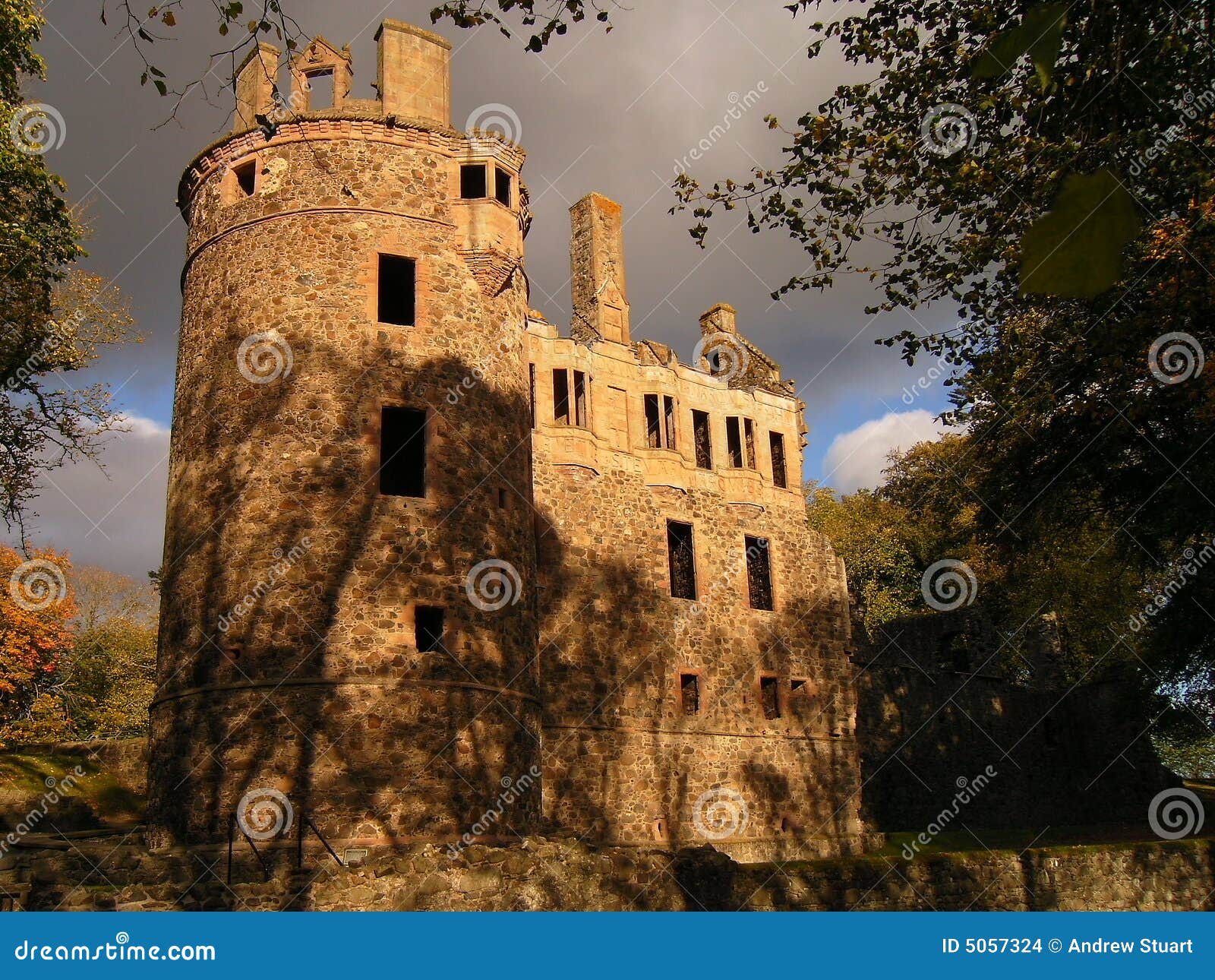 Huntly Castle stock photo. Image of stone, light, aberdeenshire - 5057324
