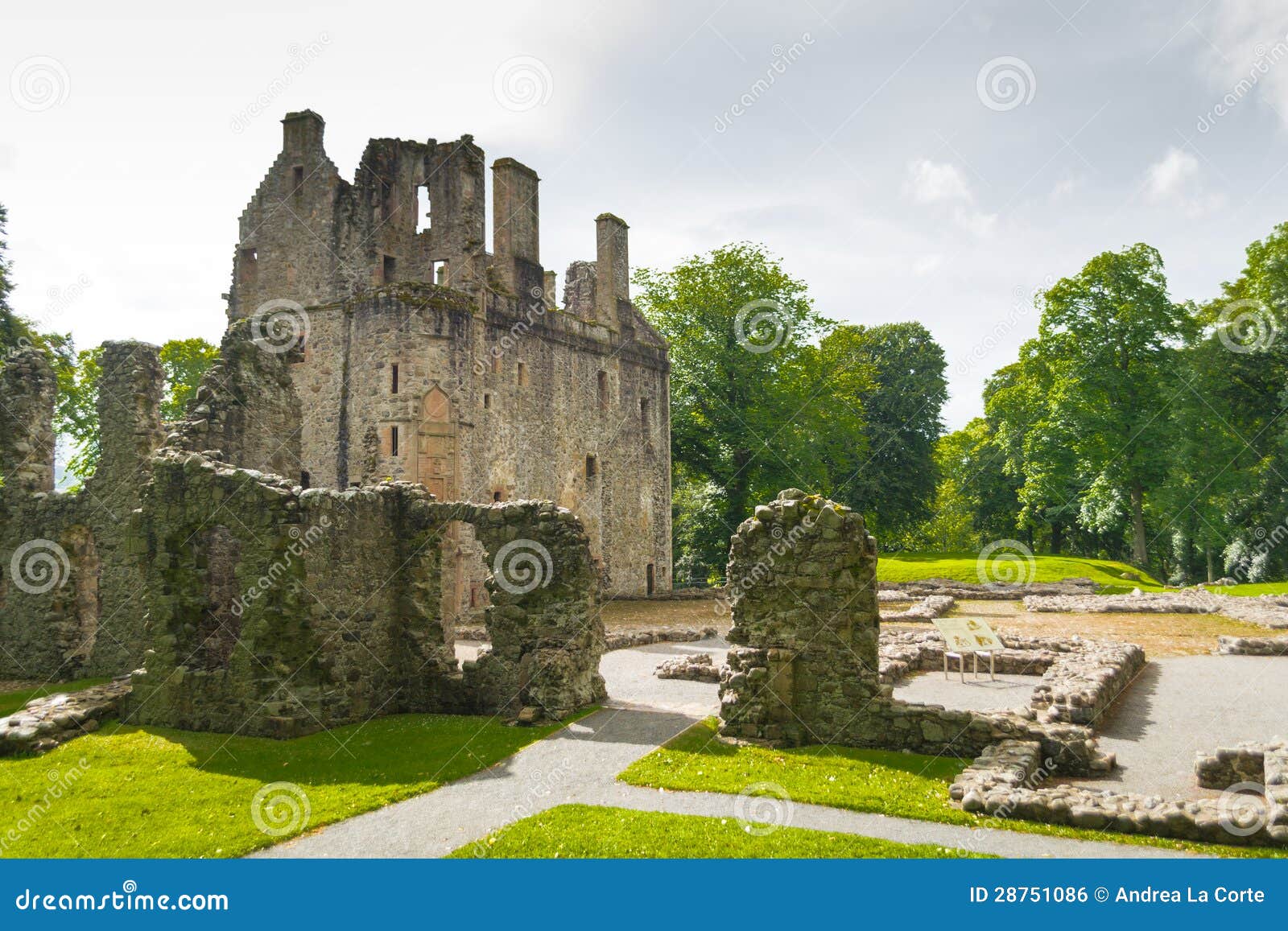 Huntly Castle, Scotland stock photo. Image of highlands - 28751086