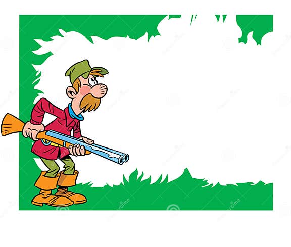 Huntsman stock vector. Illustration of human, cartoon - 28181023