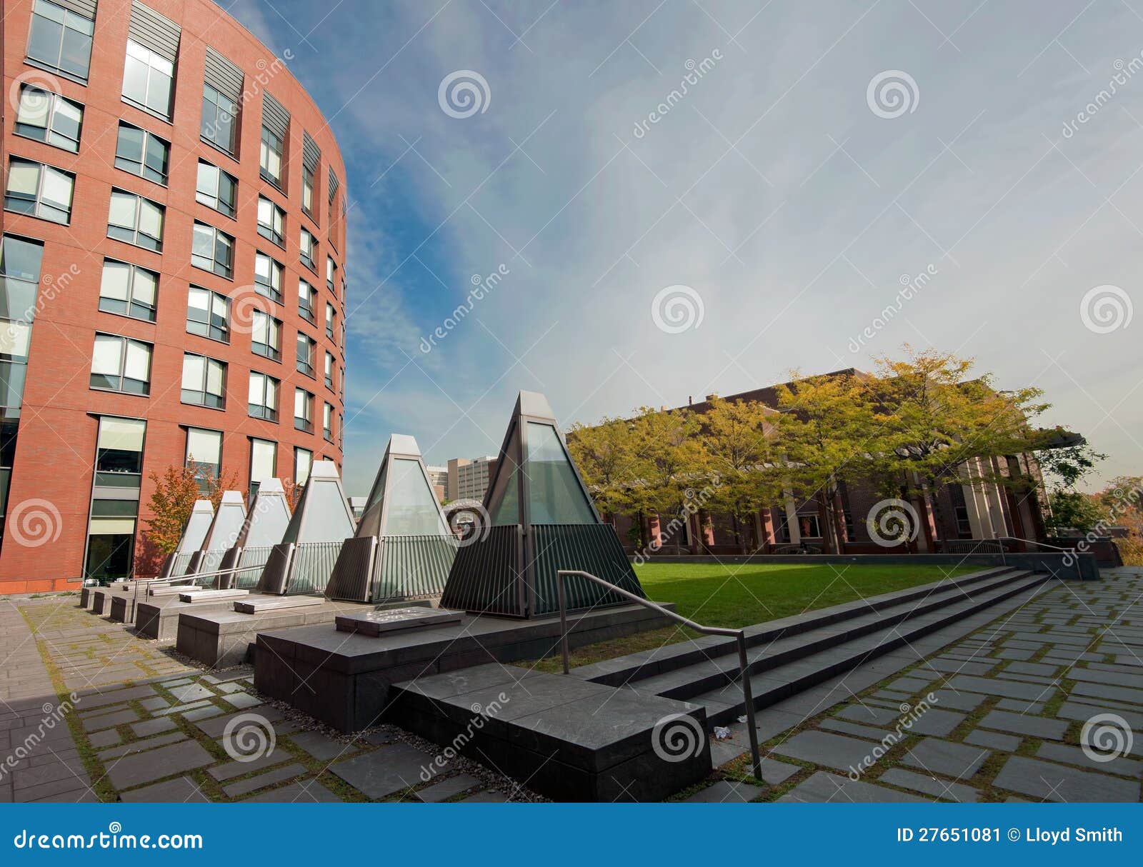 Huntsman Pasillo Wharton imagen de archivo. Imagen de universidad ...