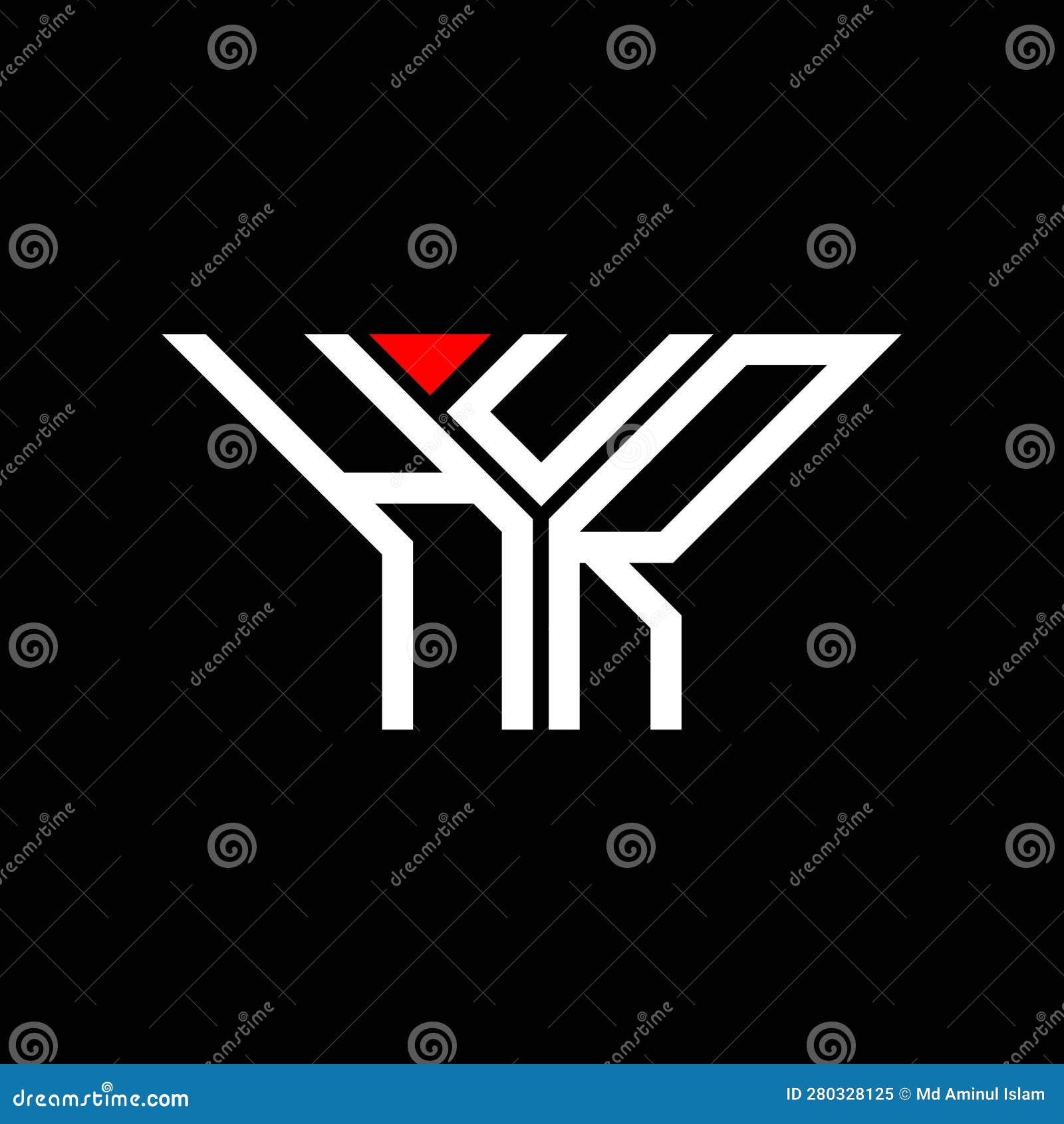 HUR Letter Logo Creative Design With Vector Graphic, HUR Simple And ...