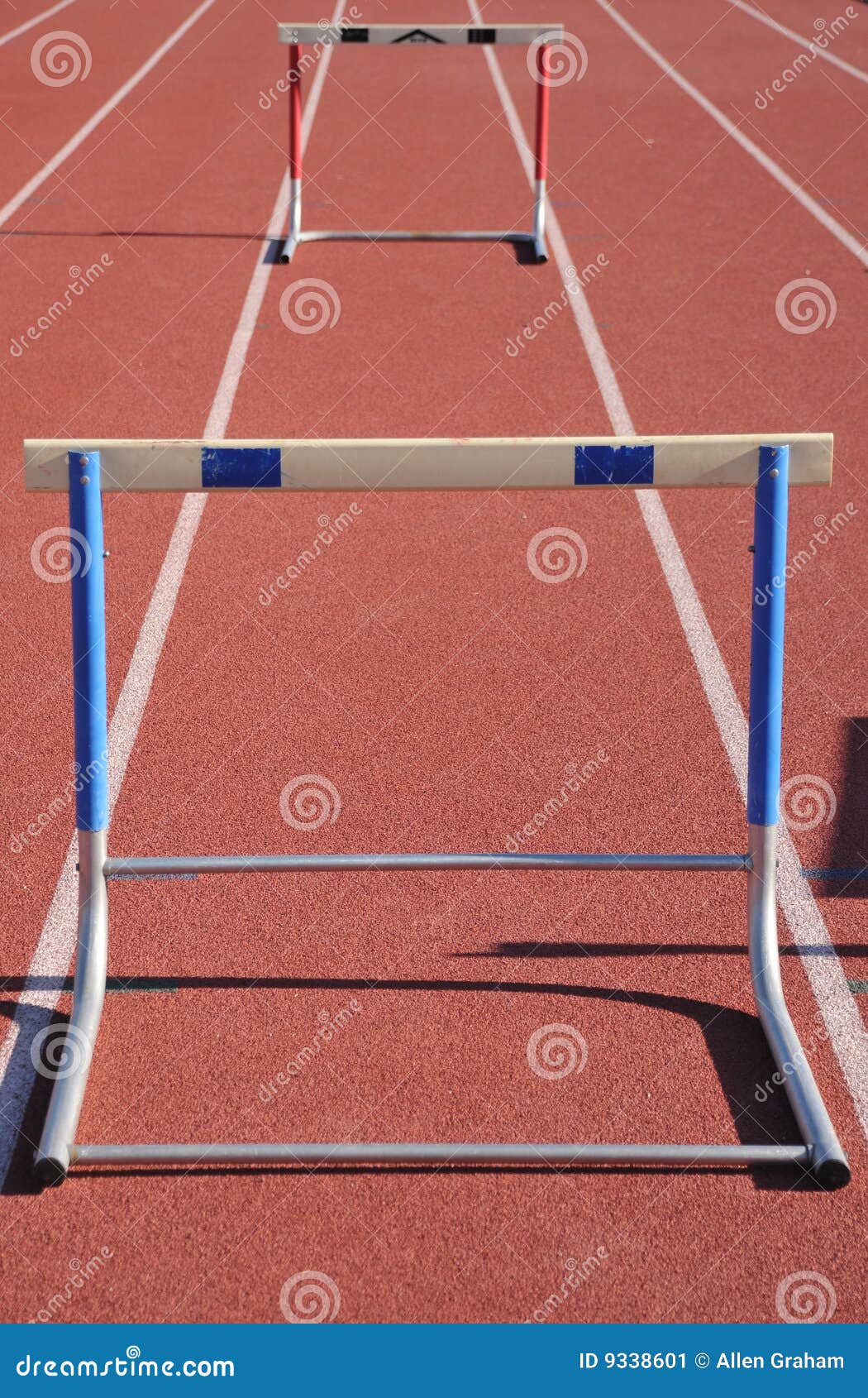 Hurdle stock image. Image of colorful, compete, challenge - 9338601