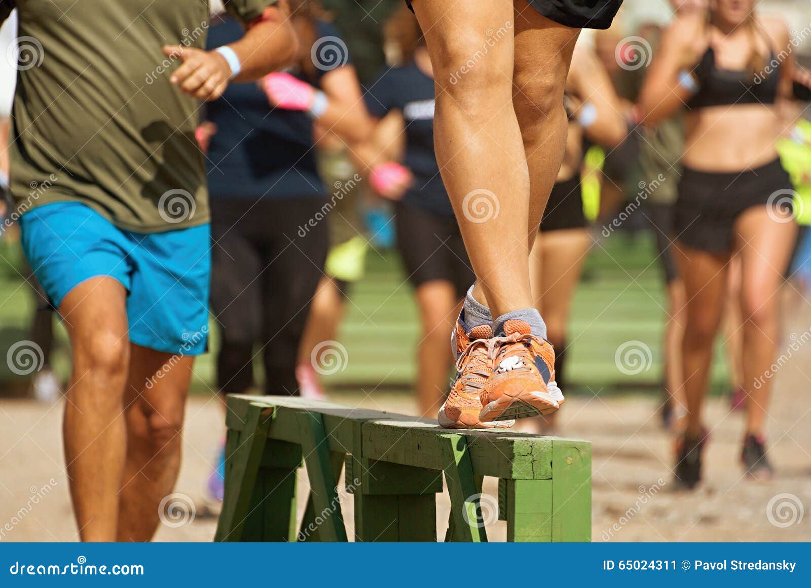 Hurdle race a group stock image. Image of endurance, expression - 65024311