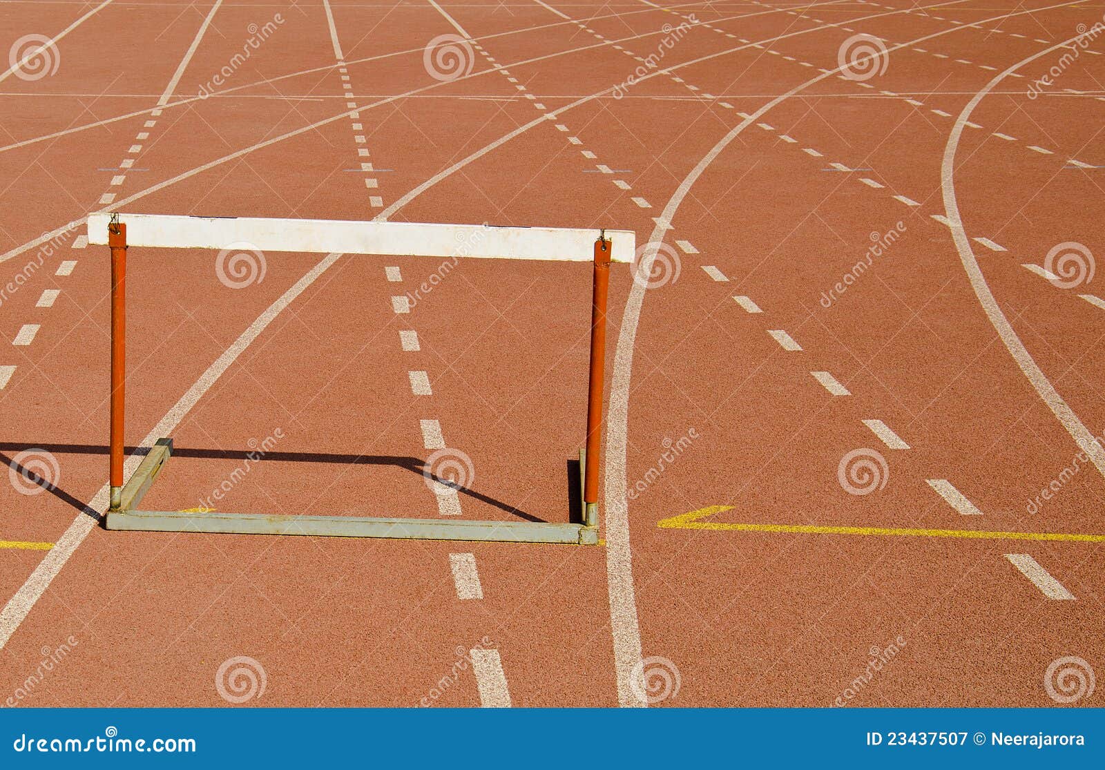 Hurdle race track stock image. Image of line, clean, athletic - 23437507