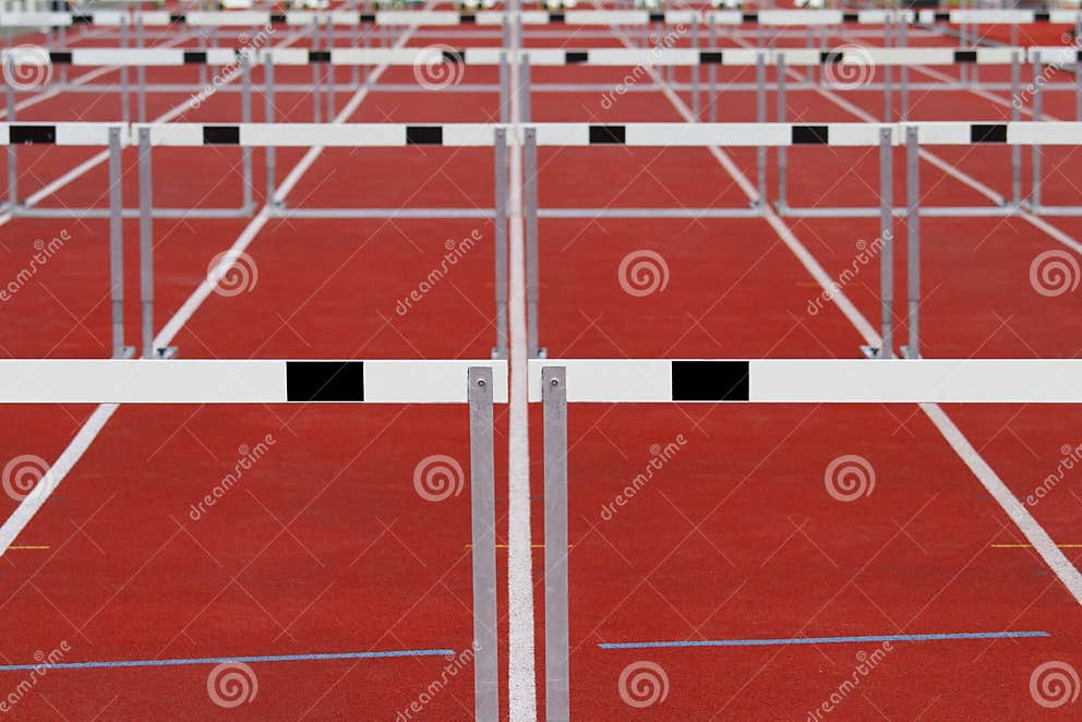 Hurdles stock photo. Image of standing, athletics, cluster - 25626544