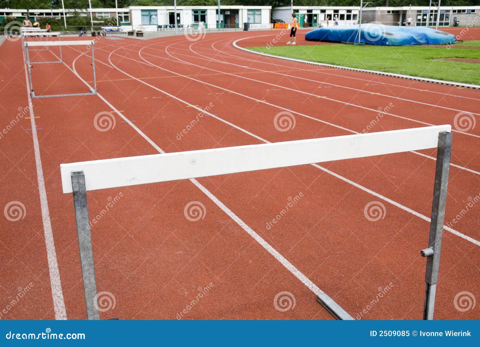 Hurdles for athletics stock image. Image of amateur, outdoor - 2509085